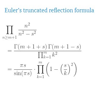 Euler’s truncated Reflection Formula – Divergent Maths
